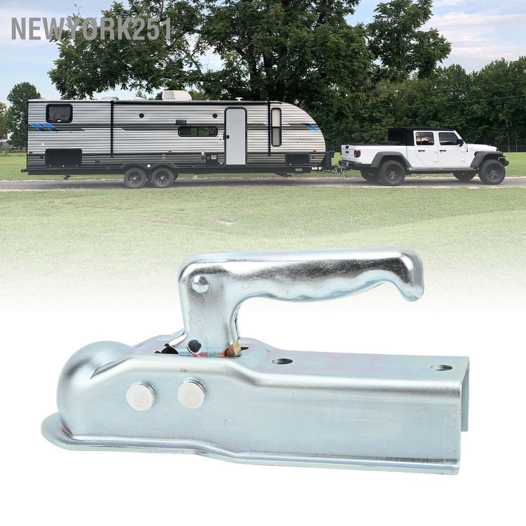 Newyork251 ตรงลิ้นTrailer Coupler 50Mm Hitch Ball Square Channel 3500 ...