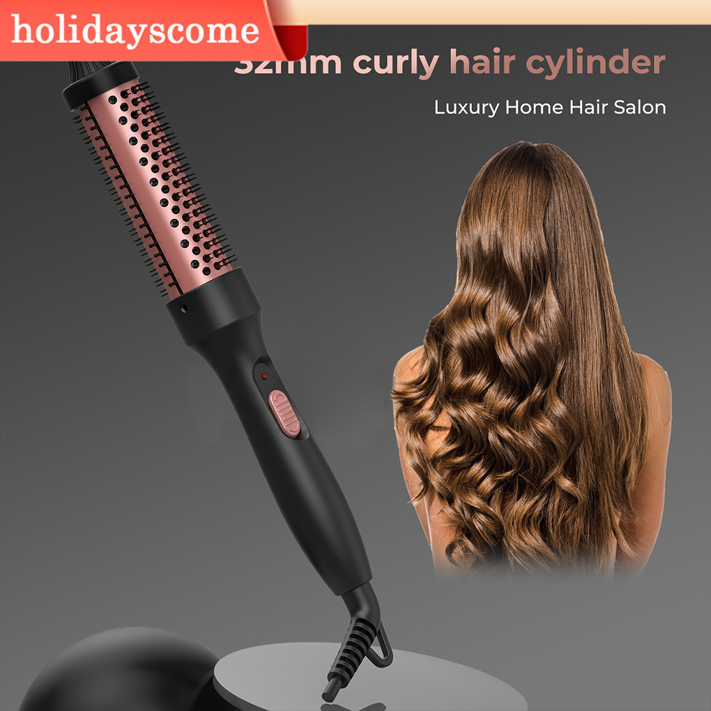 【Hclm】แปรงดัดผมเซรามิก Abs PTC ปรับได้ 120-210°C เหมาะสม | Shopee Thailand