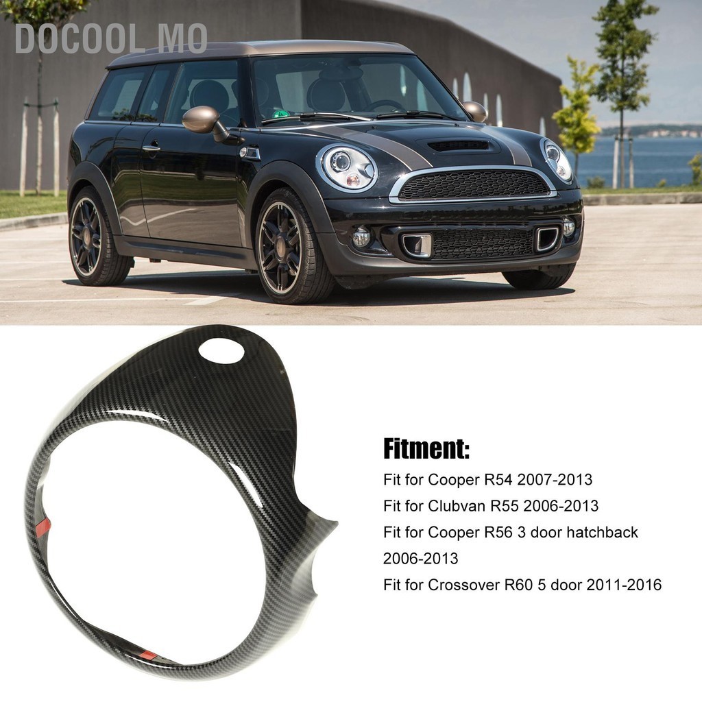 Docool Mo คอนโซลกลางคอนโซล Speedometer ฝาครอบคาร์บอนไฟเบอร์สีพลาสติก ...