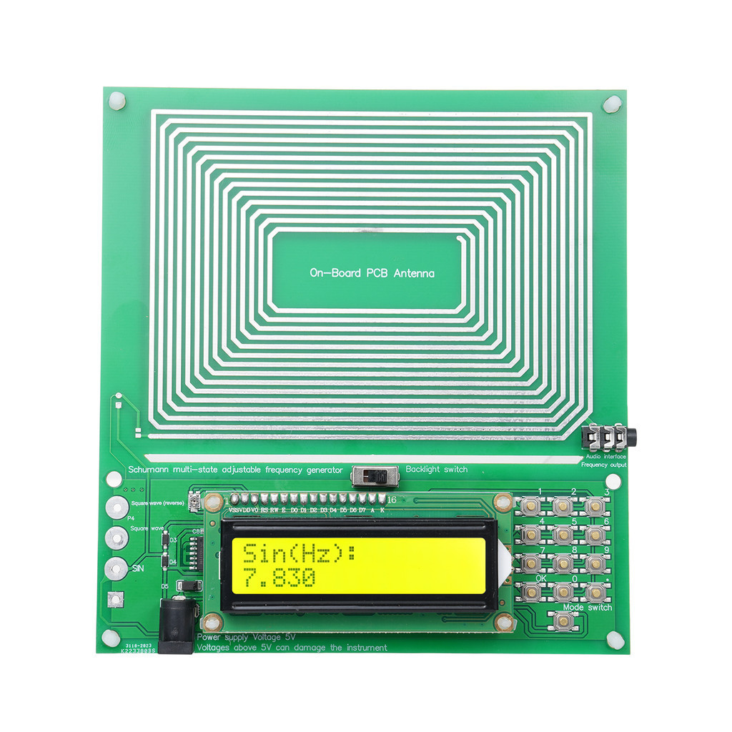 SZ1DC 5v ปรับ 0.001Hz-200KHz 7.83Hz Schumann Resonance Ultra-low ...