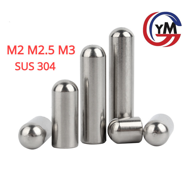 [ Ymh1] หมุดพิน ปิ๊น สลัก แกนเดือย สแตนเลส 304 กลม / Solid Parallel / Dowel Pins SUS304 M2M2.5M3 ...