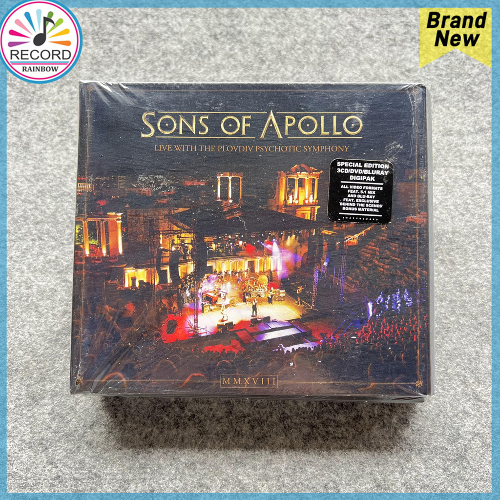 Sons of Apollo Live With The Plovdiv Psychot.ic Symphony 3CD +DVD +BD ...