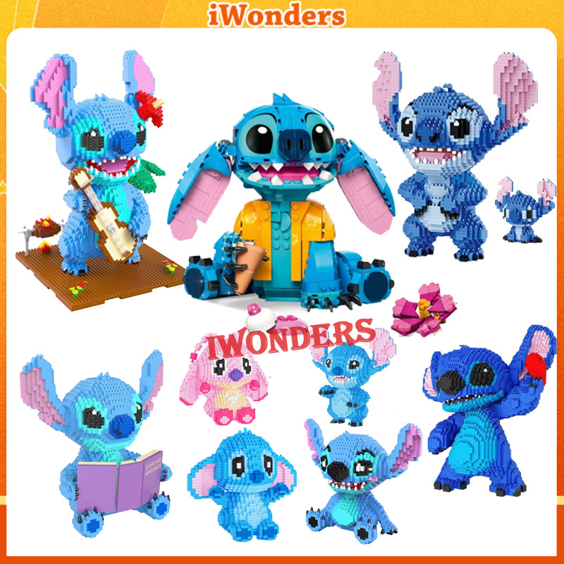 Stitch Building Blocks รูปแบบที่แตกต่างกัน Creator Lilo และ Stitch ...