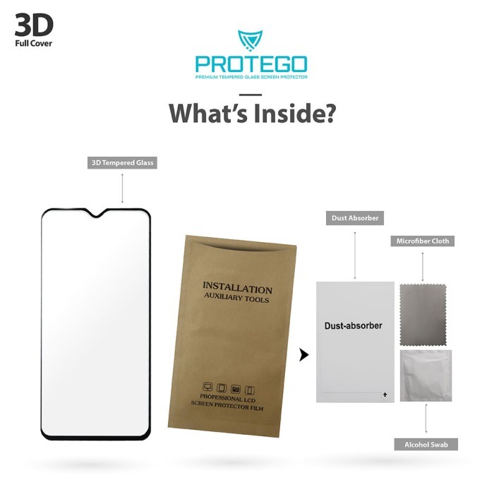 กระจกนิรภัย Oppo Find X8 Protego 3D Full Cover Screen Protector | Shopee Thailand