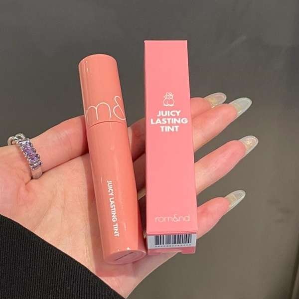 ลิป romand juicy lasting tint สีพีชแอปริคอทนู้ด!Korea Korea romand ...