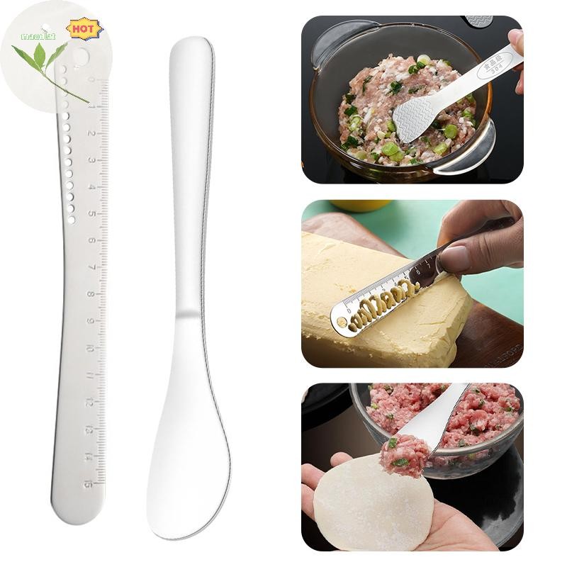 Mud สแตนเลส Dumpling บรรจุช้อนสแตนเลส Dumpling Maker ช้อน Butter Jam ...