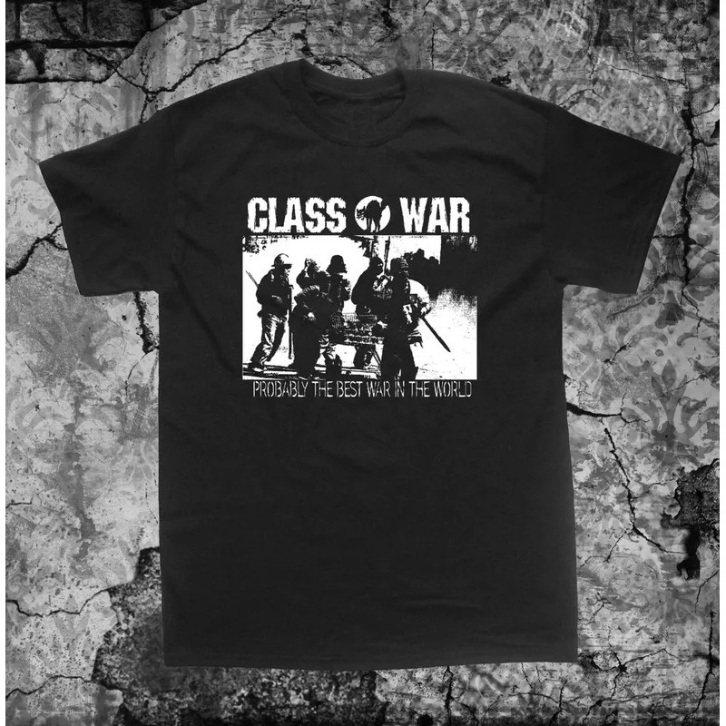เสื้อยืดสงครามชนชั้น Crust Anarcho Punk การเมือง สิทธิมนุษย์ Anarchy ...