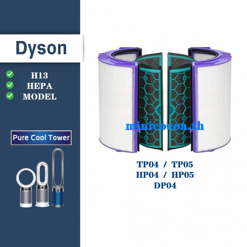 ไส้กรองอากาศ Dyson TP04, HP04, DP04, TP05, HP05, DP05 HEPA + Carbon ...