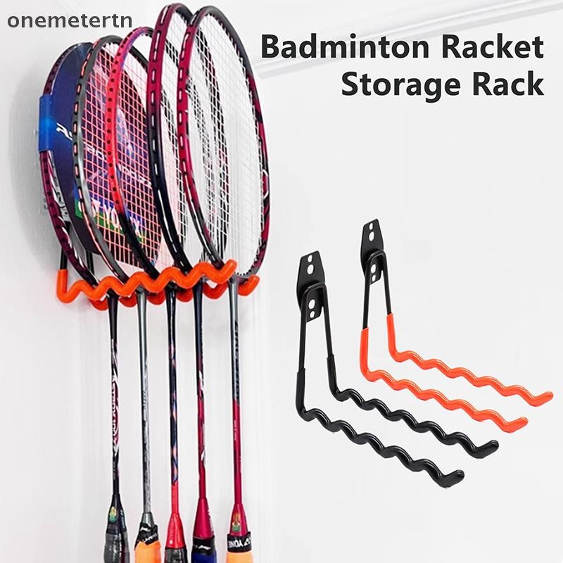 Oyr ติดผนังที่วางแร็กเก็ตเทนนิสผู้ถือไม้แบดมินตัน Wall Wave Hook ...