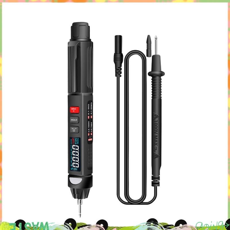 Super High-Precision Pen-Type Multimeter จอแสดงผล LCD เครื่องตรวจจับแรงดันไฟฟ้ากระเป๋าอัตโนมัติ ...
