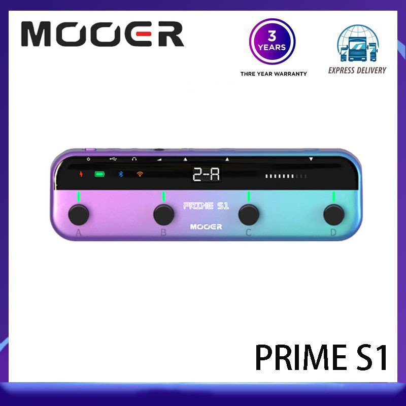Mooer PRIME S1 กีตาร์ไฟฟ้า Integrated Effector อัจฉริยะแบบพกพา Bass Recording Loop Drum Machine ...
