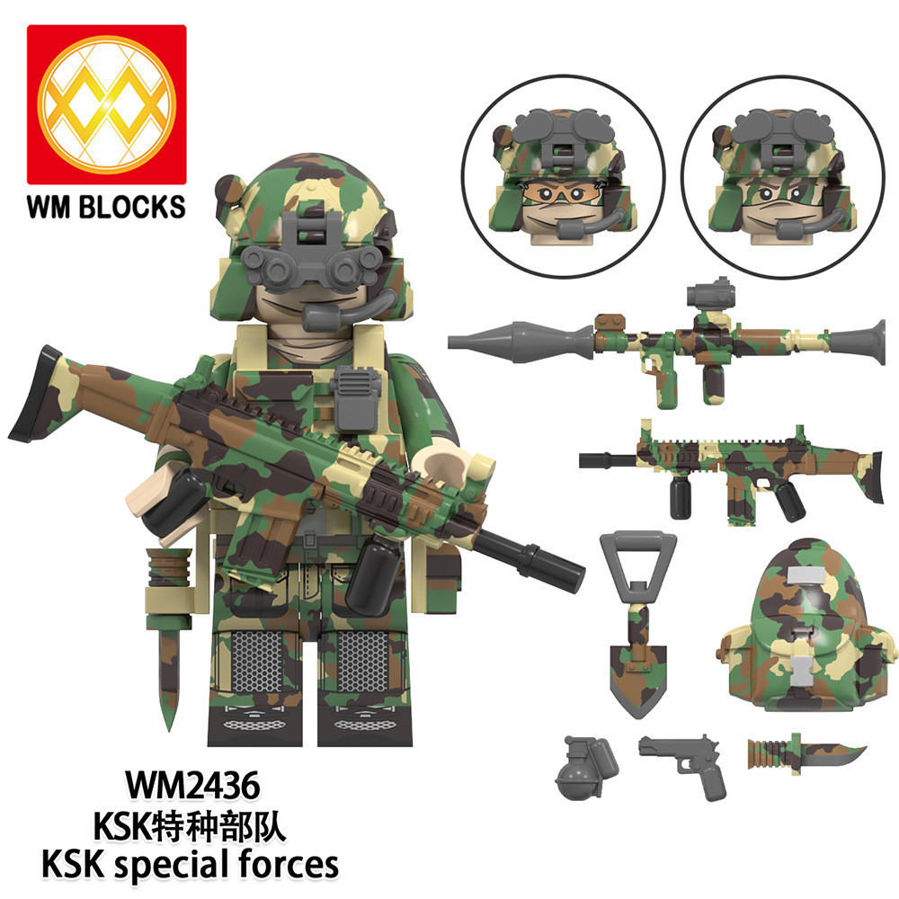 Special Air Service Alpha Building Blocks ตัวเลข Navy Seals ของเล ่ น ...