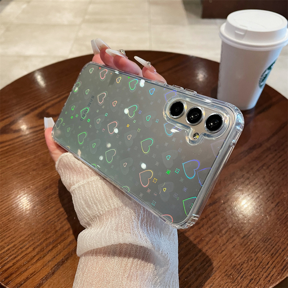 เคสโทรศัพท์อะคริลิคสําหรับ Samsung Galaxy A55 A54 A53 A52 A34 A24 S25 S24 S23 S22 Ultra Plus ...