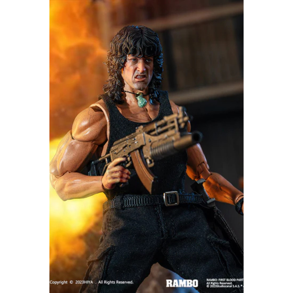 Rambo First Blood Part III ประณีต Mini Series 1/12 Scale - Action ...