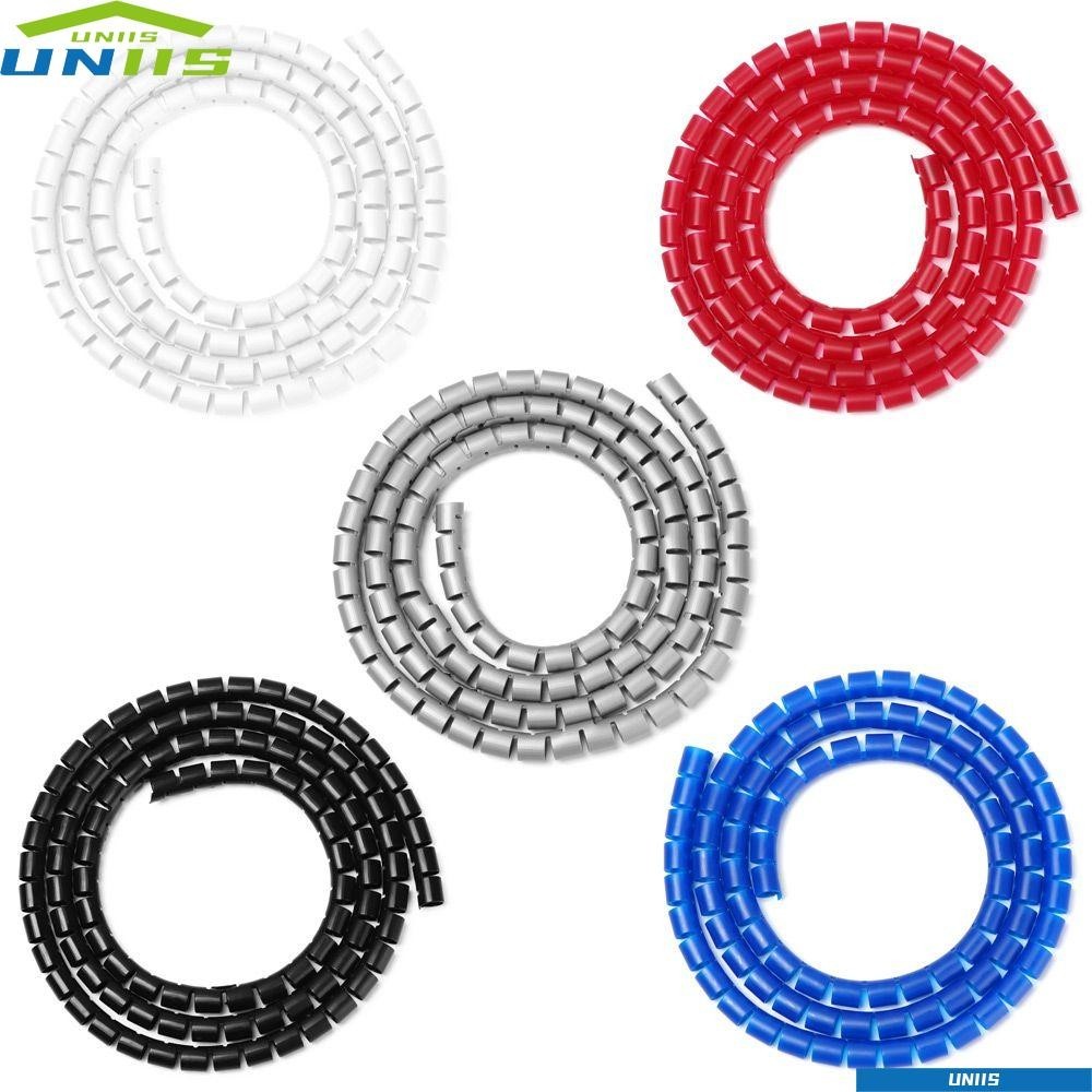 Unis Spiral Wire Organizer Cover Tube Cable Holder Wrap Tube Line ...