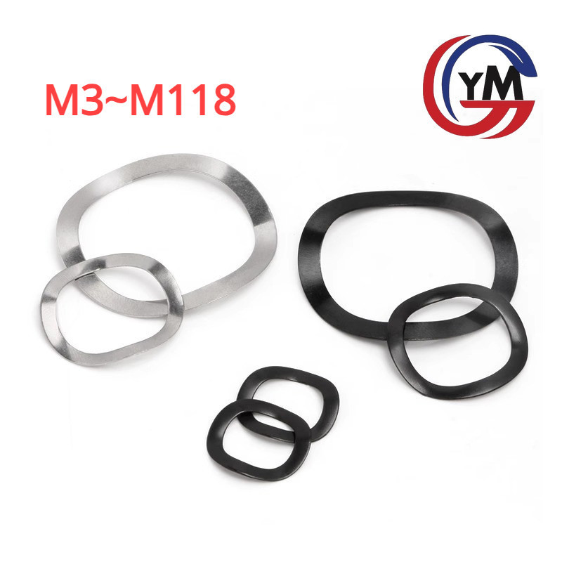 [ Ymh1]M3~M118 แหวนคลื่นสปริง รองตลับลูกปืนกันรุน สแตนเลส 304 / Wave Washer Spring Stainlesss ...