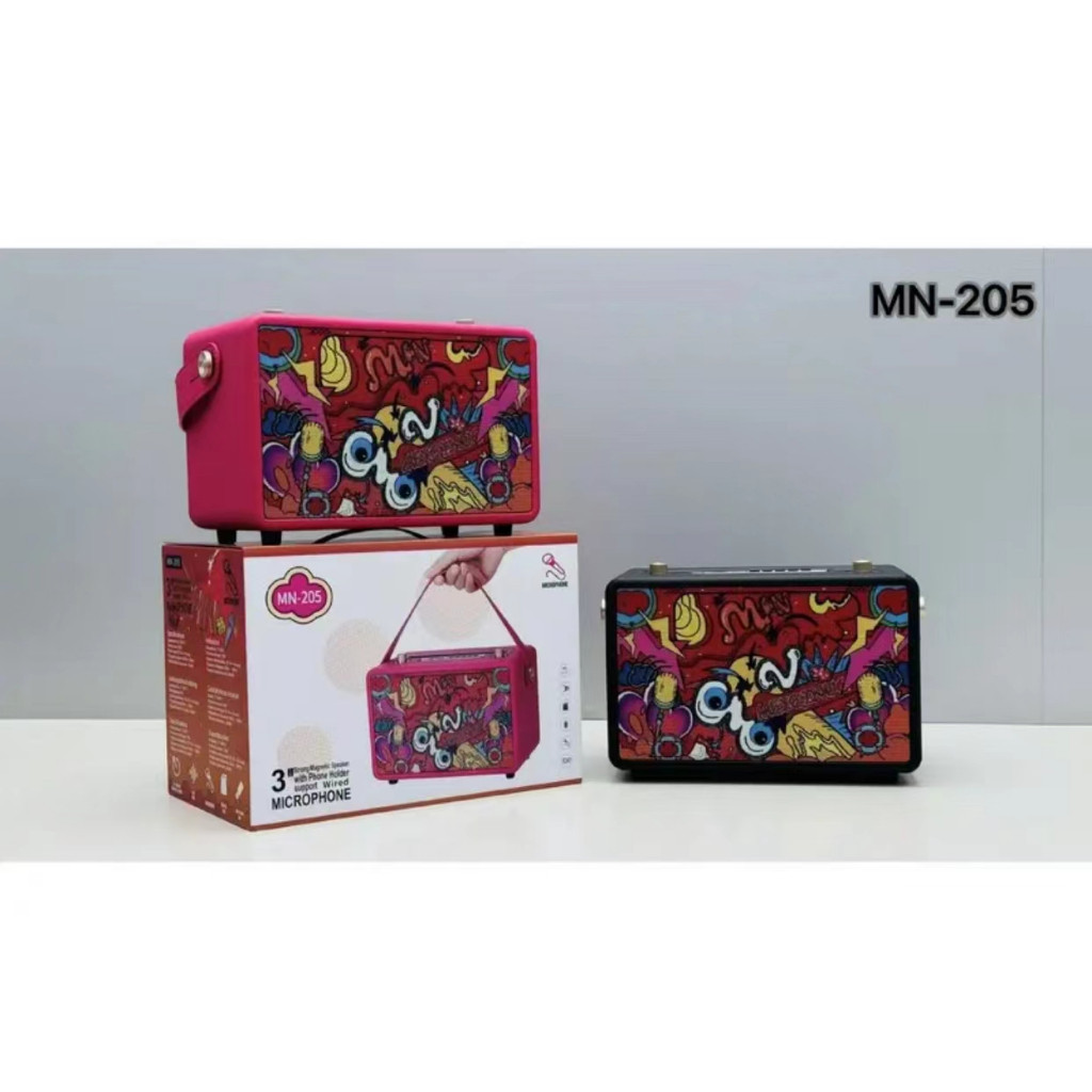 MN-205 ลำโพงบลูทูธแบบพกพา เบสหนัก รองรับ ลำโพงคอมพิวเตอร์ BT/ SD /FT/ USB | Shopee Thailand