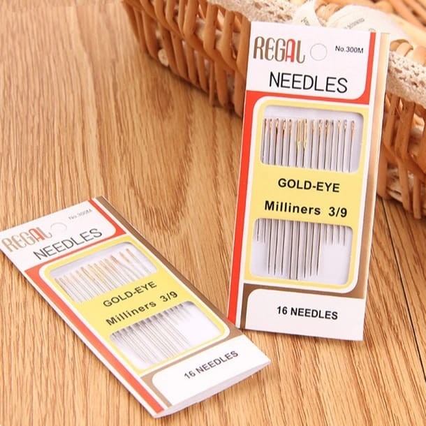 STIPA Regal Gold Needle Hand Sewing Needle Set Thread Tool | Shopee ...