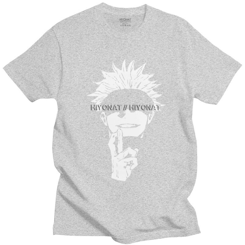 Urban Jujutsu Kaisen T ผู้ชาย Tshirt Satoru Gojo Sensei หลวม Fit มังงะ ...