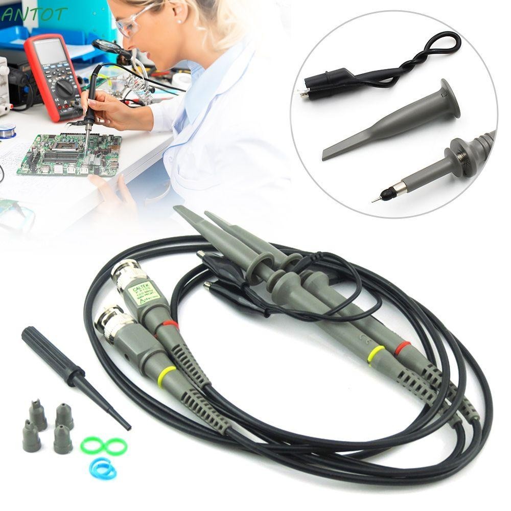 Antot Oscilloscope Probe Kit P6100 Probes Test Leads 1X 10X ขอบเขตคลิป ...