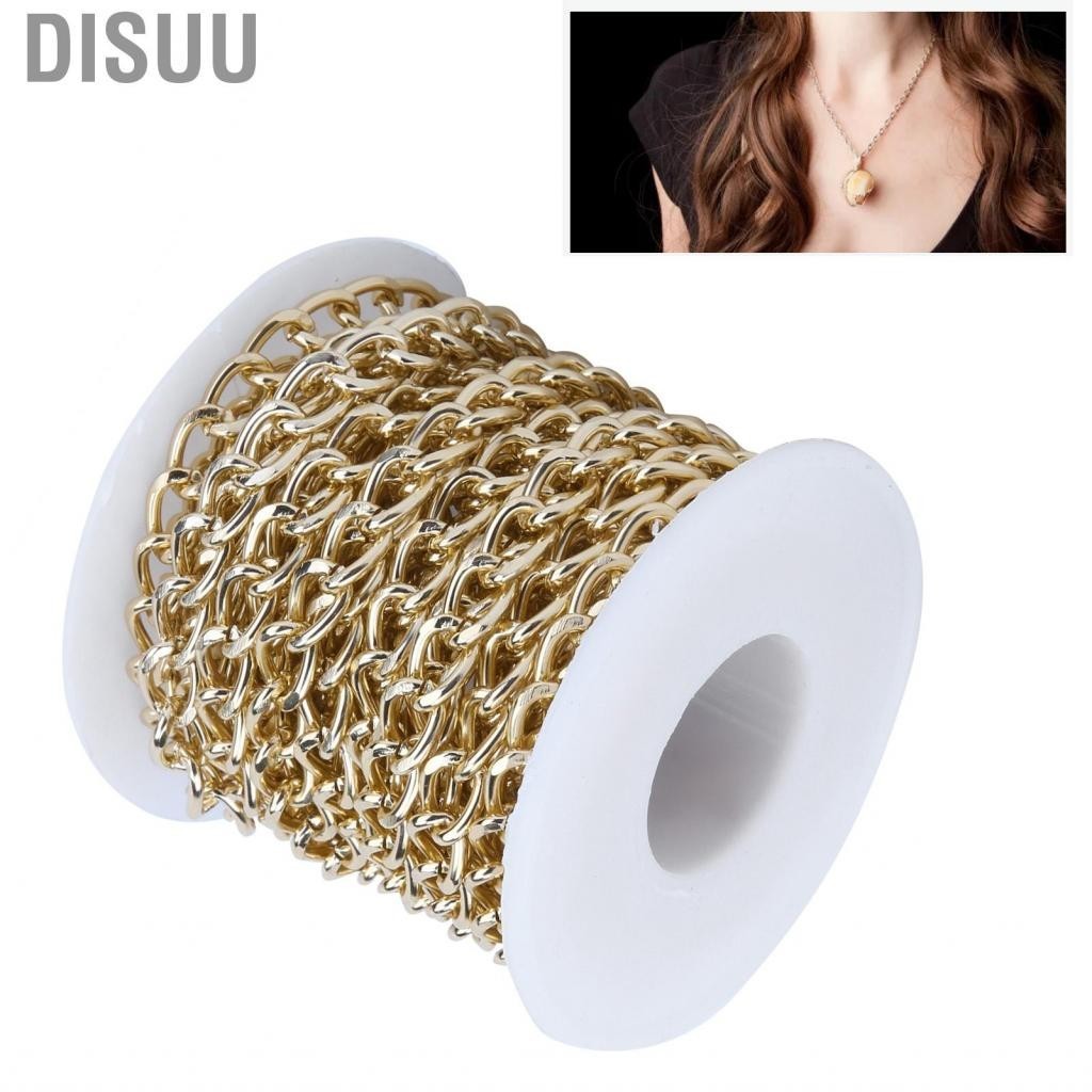 Disuu อลูมิเนียม Curb Chains Link โลหะสายโซ่เครื่องประดับทำตกแต่ง ...