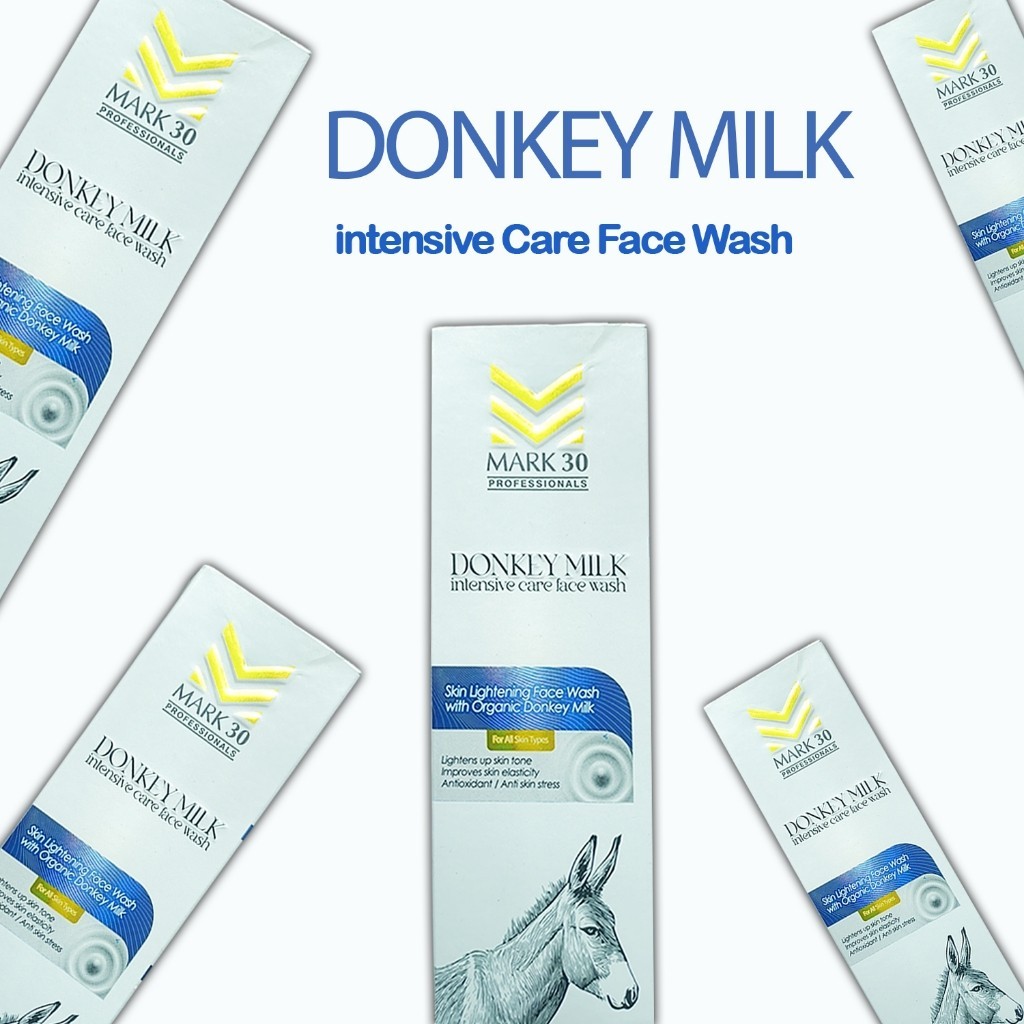 Mark 30 Donkey Milk face Wash อินเทนซีฟ แคร์ เฟซ วอช | Shopee Thailand