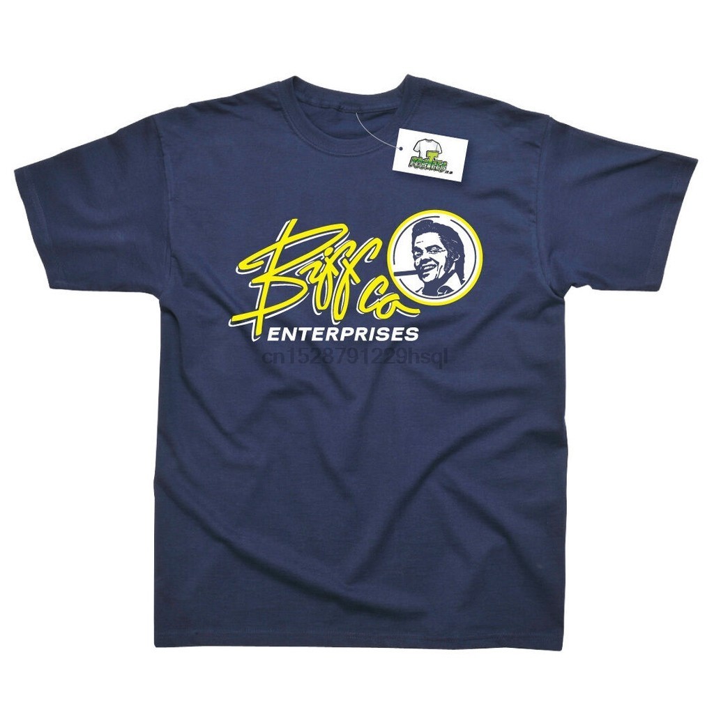 เสื้อยืดพิมพ์ลาย Biff CO Enterprises แรงบันดาลใจจาก Back To The Future ...
