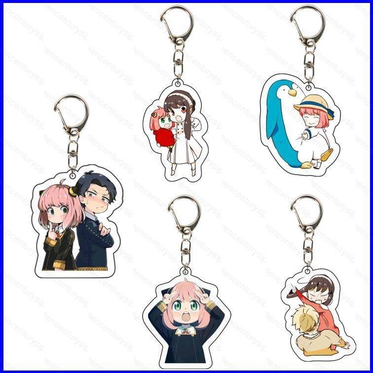 Gp1 SPY X FAMILY พวงกุญแจอะคริลิคพวงกุญแจจี้กระเป๋าการ์ตูนอะนิเมะ Key ...