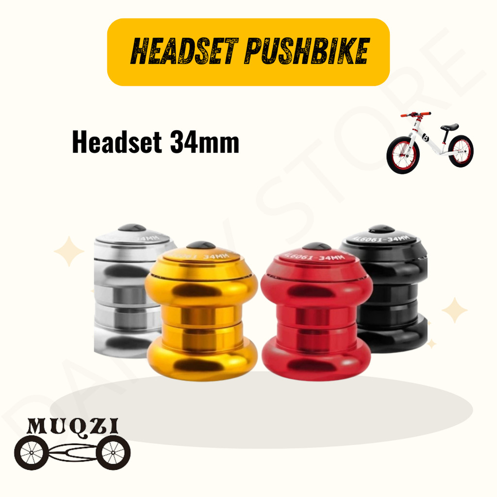 Muqzi ชุดหูฟัง 34 มม. Pushbike Balance Bike Bearing Loncer | Shopee Thailand