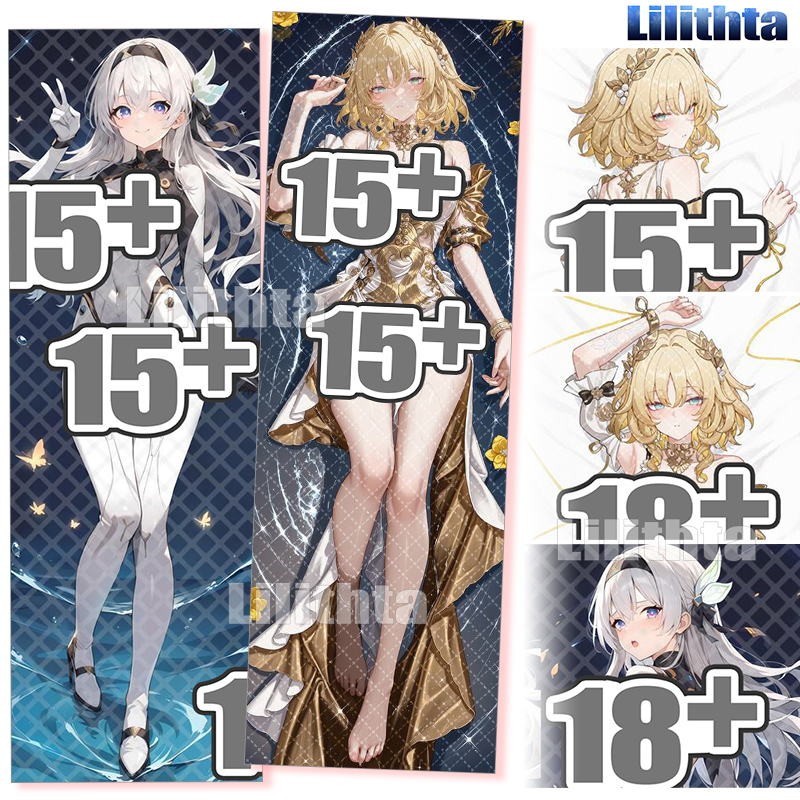 Dakimakura ปลอกหมอน Honkai: Star Rail Aglaea และ Firefly HSR Honkai ...