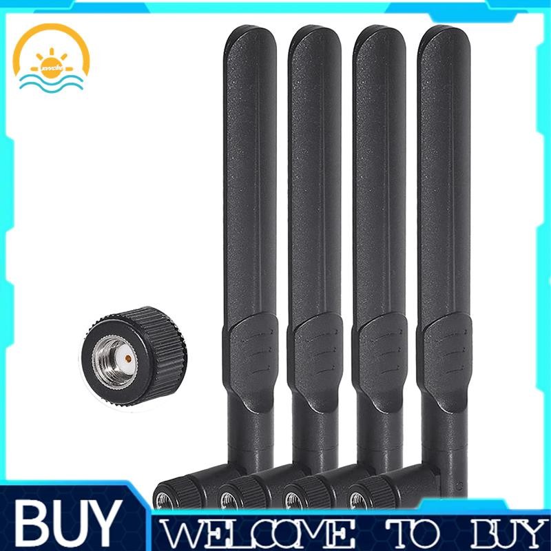 4pcs พับ Router เสาอากาศสูง Gain Omni-Directional เสาอากาศ 2.4GHz 5GHz 5.8GHz 8DBi MIMO RP-SMA ...