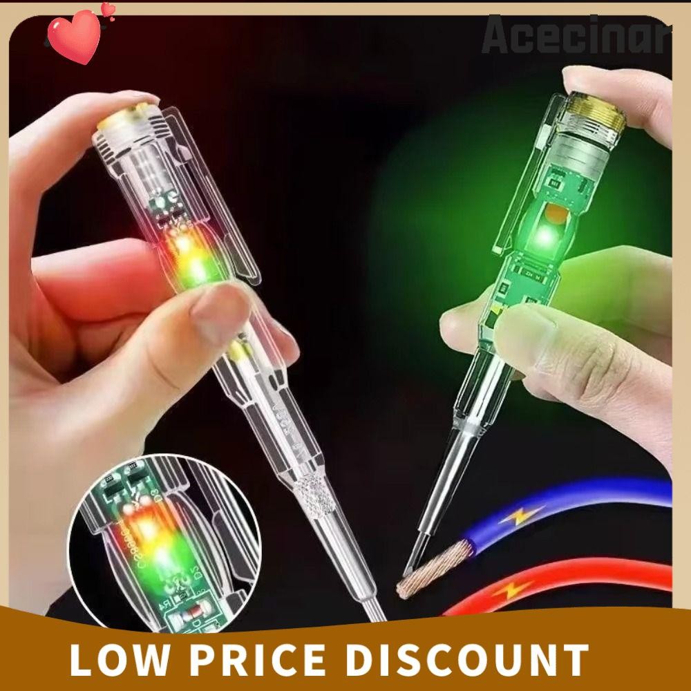 ดินสอทดสอบการเหนี่ยวนํา ACECINAR พร้อมปากกาทดสอบแรงดันไฟฟ้าแบบไม่สัมผัส ...