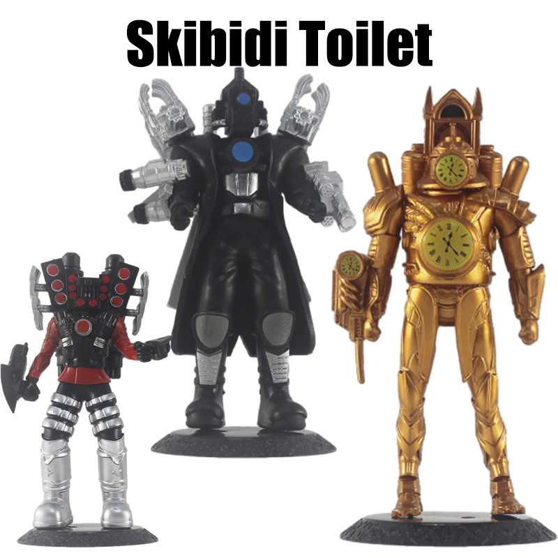 Skibidi โมเดลตุ๊กตาฟิกเกอร์ รูปคนสปีกเกอร์แมน กล้องถ่ายรูป ของเล่น ...