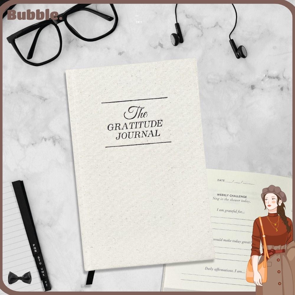 Bubble Gratitude Journal Study เครื ่ องเขียน Self-discipline Punching ...