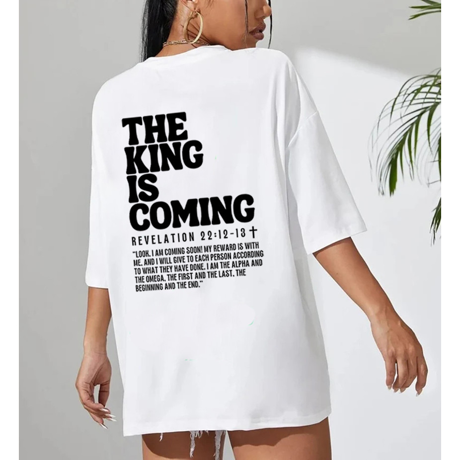 ใหม่ Jesus IS King The King IS King The King IS Coming เสื้อยืด ...