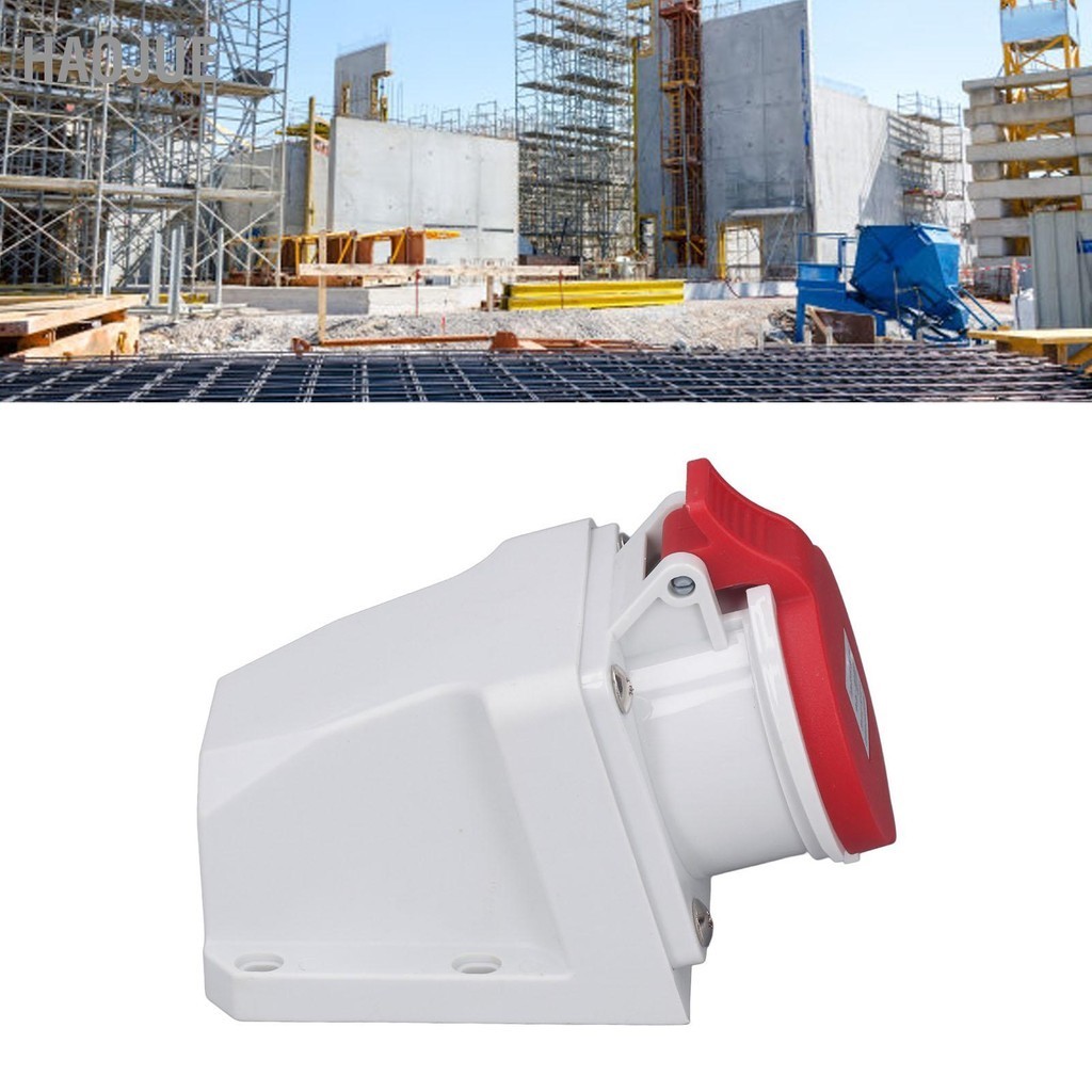 HaoJue ปลั๊กไฟอุตสาหกรรม IP44 กันน้ำกันฝุ่น 5 Core 16A 3P+N+E Surface ...