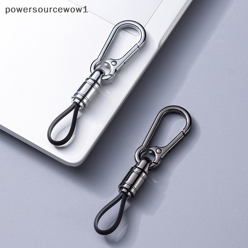 Wow พวงกุญแจรถจี ้ โลหะ Simple Key Chain ผู ้ ชายเอวแขวนหัวเข ็ มขัด ...