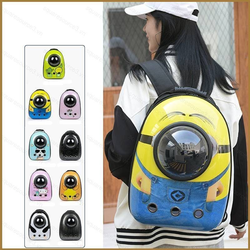 Sq3 Hello Kitty Minions การ ์ ตูนสัตว ์ เลี ้ ยงกระเป ๋ าเป ้ สะพายหลัง ...