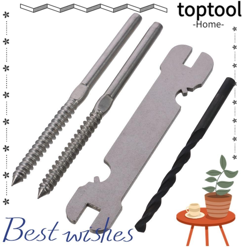 Toptool 40 แพ ็ ค Swage Lag สกรู , 1/8 ชุดฮาร ์ ดแวร ์ ราวบันไดสแตนเลส , ติดตั ้ งง ่ ายความทน ...