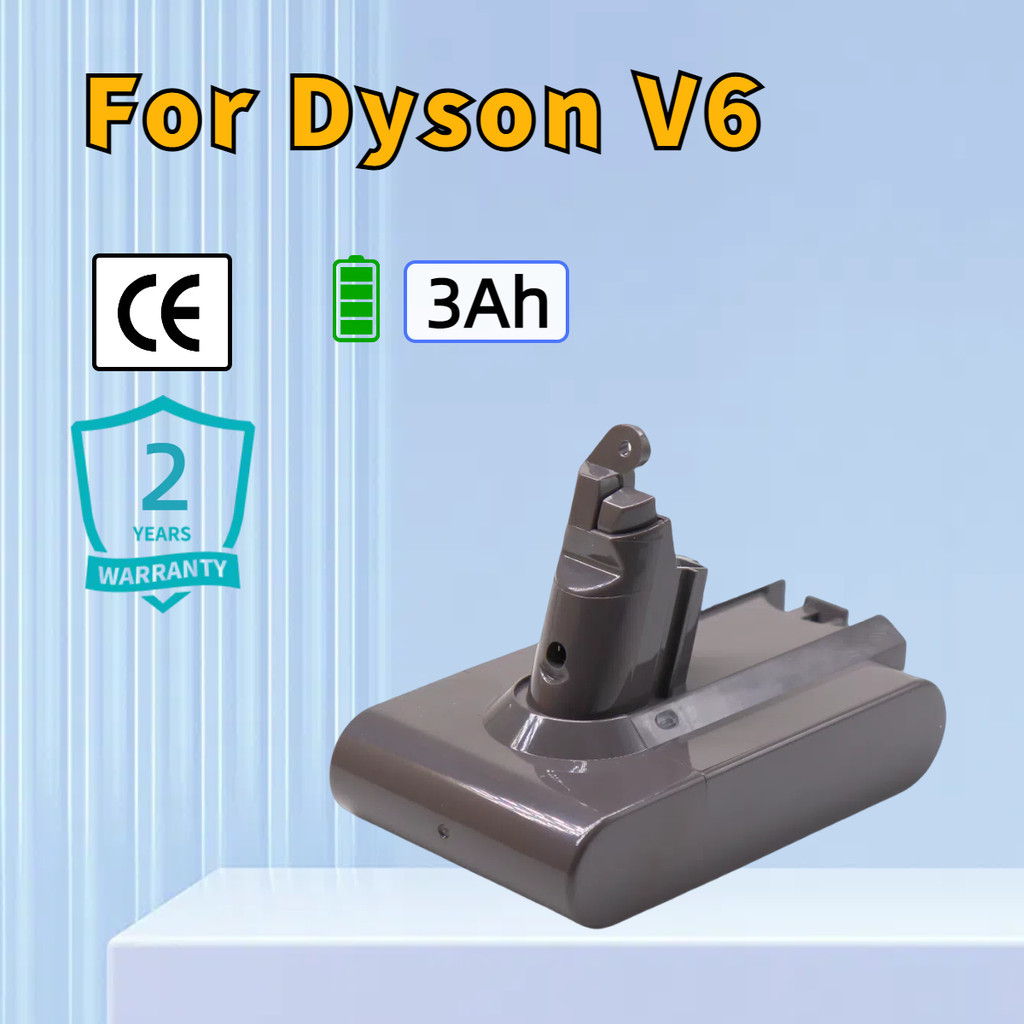 รับประกัน 2 ปี - แบตเตอรี่ ใช้สำหรับDyson V6 เครื่องดูดฝุ่น 21.6V 3Ah ...