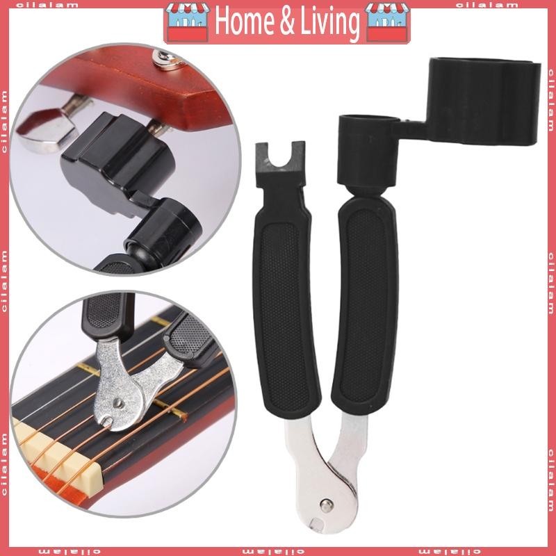 Ci 3 in 1 Guitar String Winder เครื่องตัดสตริง Bridge Pin Puller ...