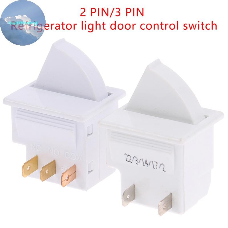 Warmwing 2-pin/3-pin ปลั๊กตู้เย็นประตูปุ่มสวิทช์ควบคุมแสงใช้งานร่วมกับ Rongsheng Hisense Haier ...