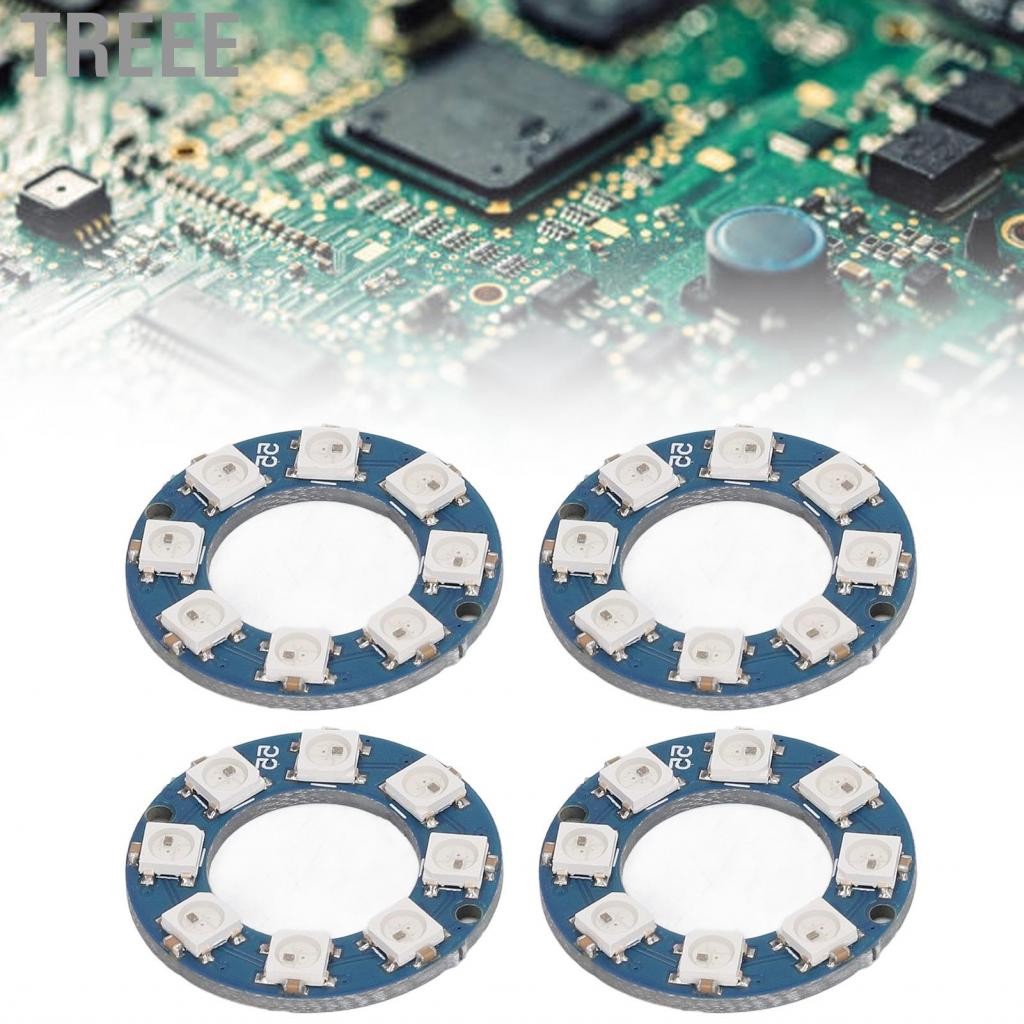 Treee บอร์ดโคมไฟ LED WS2812 5050 RGB Module 4PCS สำหรับการตกแต่ง ...