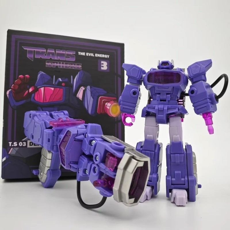 Pockettoys Transformer ของเล่น PT-03 PT03 Shockwave Mini Pocket War KO ...