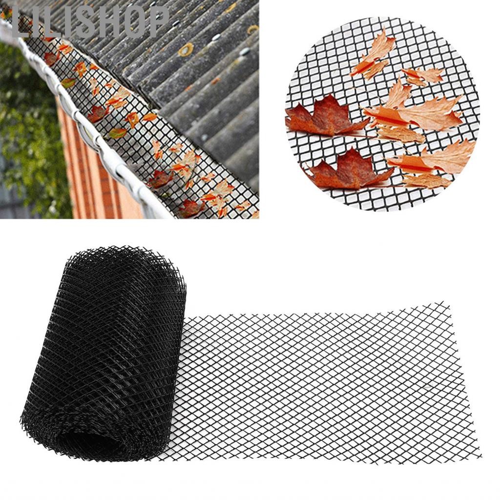 Lilishop Gutter Guard Mesh Rolls Guards ใบพลาสติกที่มีเล็บ 15 ตัวสำหรับ ...