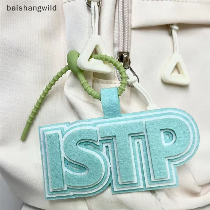 Bwth เกาหลี Creative MBTI ตัวอักษรพวงกุญแจสําหรับกระเป๋าจี้ไม่ทอจี้ 16 ...