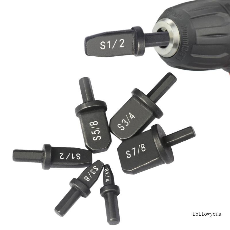 Fol 6 ชิ้นเครื่องมือโรตารี่สว่านชุดมัลติฟังก์ชั่ทองแดง Flaring ...