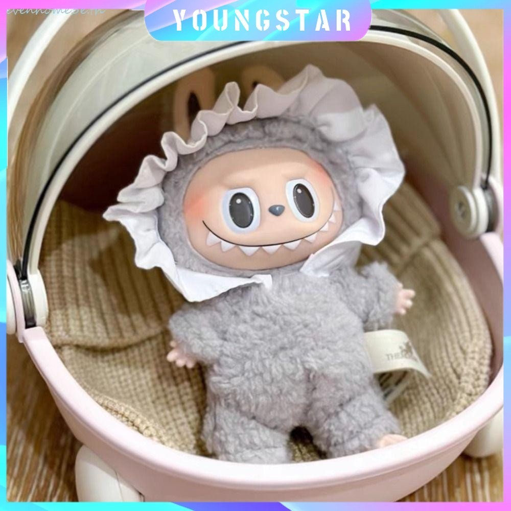 Fyg 17 ซม. Labubu Cradle Carriage, 17 ซม. Labubu Tuk Eye Bed Cloth ...