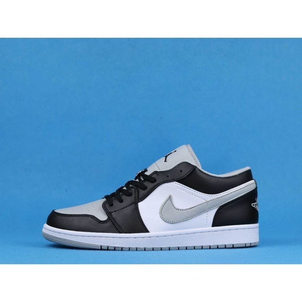 Nike AJ1 Air Jordan 1 low "ควันบุหรี่อ่อน Grey" Jordan 1 รองเท้าบาสเก็ตบอลต่ํารุ่นที่ 1 553558 ...
