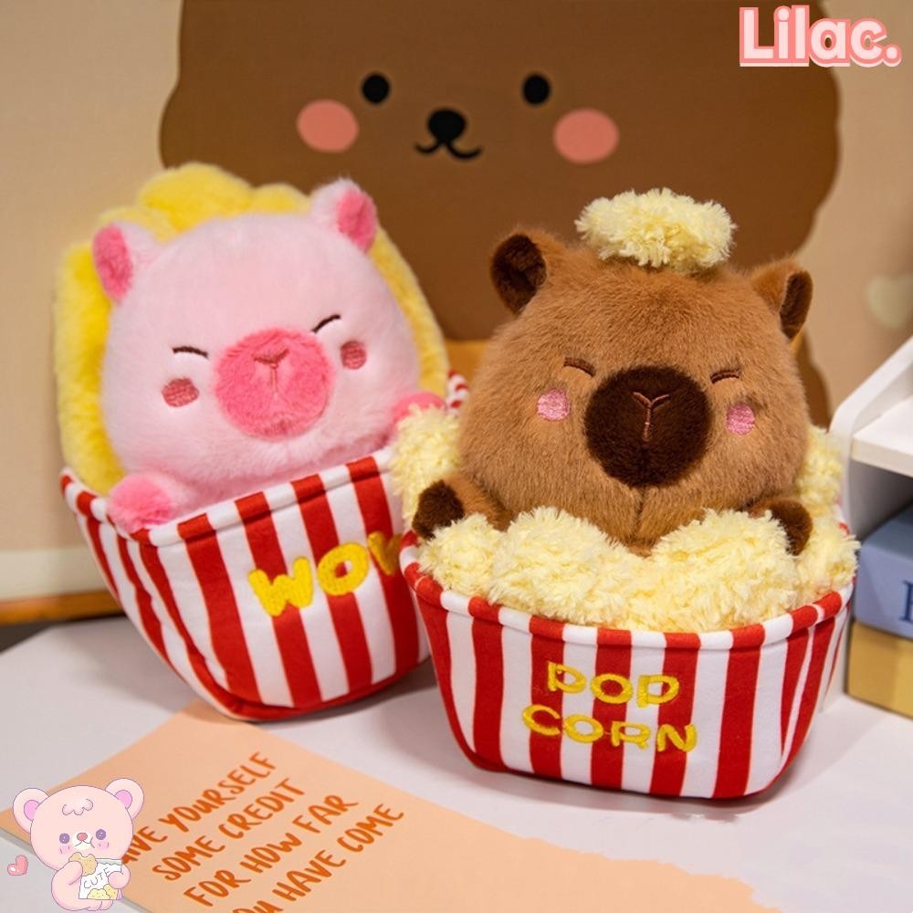 Lilac จําลอง Capybara ตุ๊กตา,ของขวัญวันเกิด Multicolor Plush Capybara ...